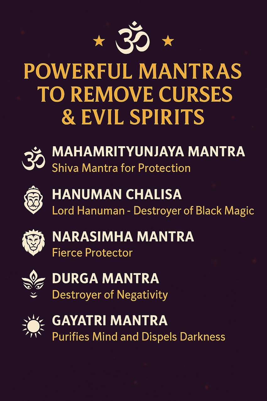 Mantras To Remove Curses, Mantras To Remove Evil Spirits - GURU JI